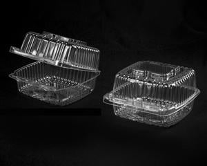 Handi-Foil 5 Inch Square Deep Plastic Container-500 Each-1/Case MPN ...