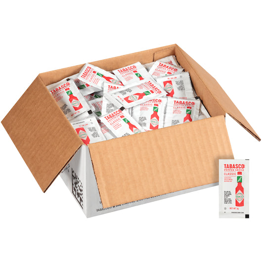 Tabasco Pepper Sauce Portion Pack Hot Sauce Single Serve-3 Milliliter-1 ...