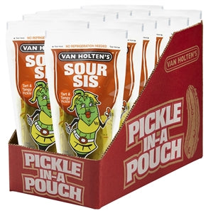 Van Holten's King Size Sour Sis Pickle Whole Single Serve Pouch-1 Each ...