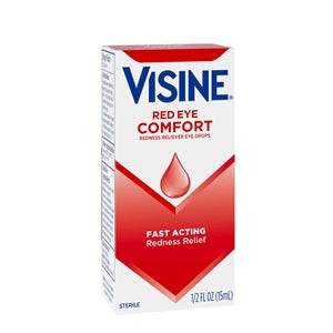 Visine Red Eye Comfort-0.5 fl oz.s-3/Box-12/Case MPN# 5249380 – Round ...