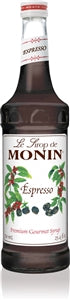 Monin Espresso Syrup-1 Liter-4/Case MPN# M-FR014F – Round Eye Supply