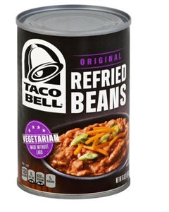 Taco Bell Beans Refried-1 lb.-12/Case MPN# 10021000047045 – Round Eye ...