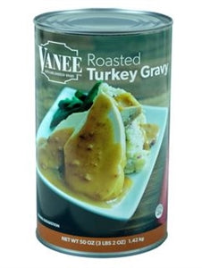 Vanee Roasted Turkey Gravy-50 oz.-12/Case MPN# 550VT-VAN – Round Eye Supply