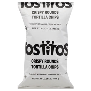 Tostitos Crispy Rounds Bulk Tortilla Chips-16 oz.-8/Case MPN# 47753 ...