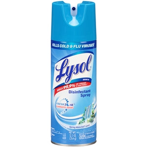 Lysol Disinfectant Spray Spring Waterfall-12.5 oz.-12/Case MPN# 02845 ...