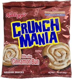 Kellogg's Crunch Mania Bite Size Cinnamon Bun-1.76 oz.-100/Case ...