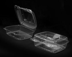 Handi-Foil 9 Inch Square Deep Plastic Container-250 Count-1/Case MPN ...