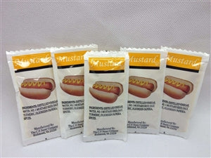 Sauer Mustard Single Serve 500 Count-5.5 Gram-500/Box-1/Case MPN# 06501 ...