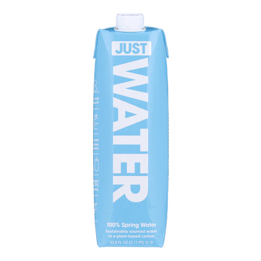 Just Water Natural Alkaline Spring Water-33.8 oz.-12/Case | Just Water ...