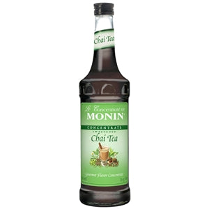Monin Chai Tea Concentrate Glass-750 Milileter-1/Box-12/Case MPN# M ...