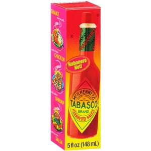 Tabasco Habanero Pepper Hot Sauce Bottle-5 fl oz.-12/Case MPN# 00610 ...