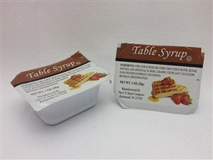 Sauer Regular Table Syrup Cup Single Serve-1 oz.-100/Case MPN# 06349 ...