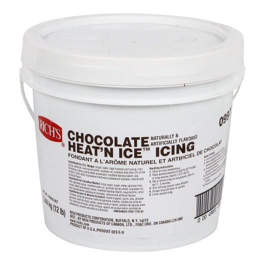 Rich's Chocolate Heat 'N Ice Icing-12 lb.-1/Case MPN# 09977 – Round Eye ...
