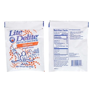Lite Delite Drink Mix Orange-2 oz.-12/Case MPN# 50615 – Round Eye Supply