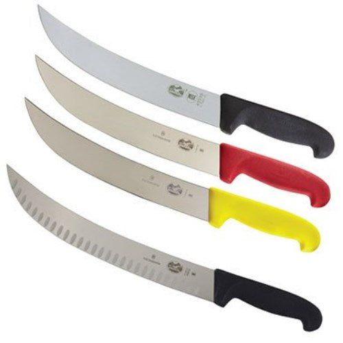 Curved Plastic Handle Cimeter Knife With Black Fibrox Handle - 10" 1 ...