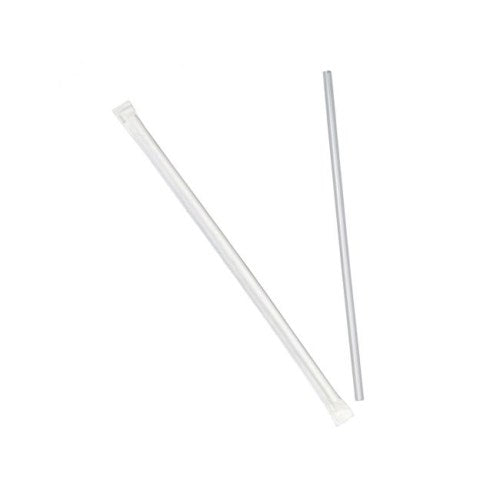 Jumbo Straw Translucent Wrapped - 7.75" 12000/Case | Round Eye Supply