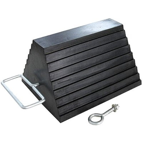 Dayton Wheel Chocks, Rubber 1/Pack | Round Eye Supply