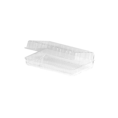Clamshell Sandwich Container, Clear00 100/Case | Round Eye Supply
