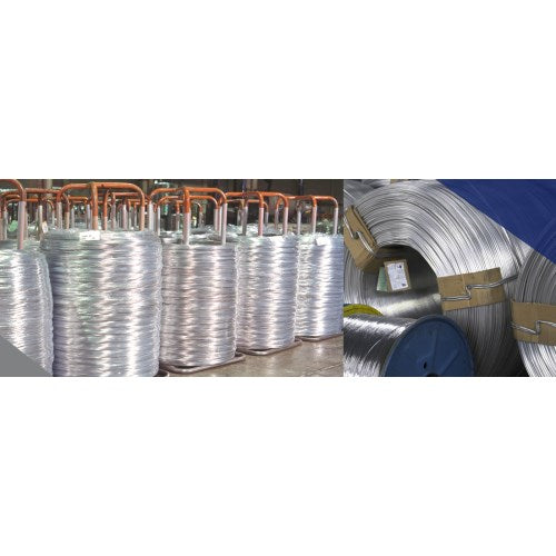 Galvanized Wire Baling Wire, Silver, 1/Bdl/85 1/Bundle | Round Eye Supply