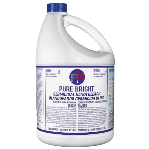 Pure Bright Bleach, 128 Oz 6/Case | Round Eye Supply