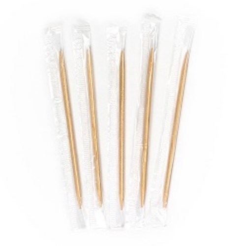 2.5" Mint Cello Wrap Toothpick 12000/Case | Round Eye Supply