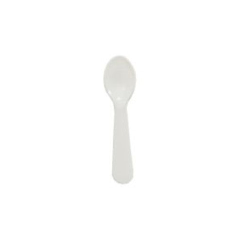 Taster Spoon Lightweight White Polystyrene - 3" X 0.7" X 0.1" 3000/Case ...