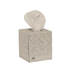 Tork® Advanced Facial Tissue, 2-ply, White, Cube Box, 94 Sheets/box, 36 ...
