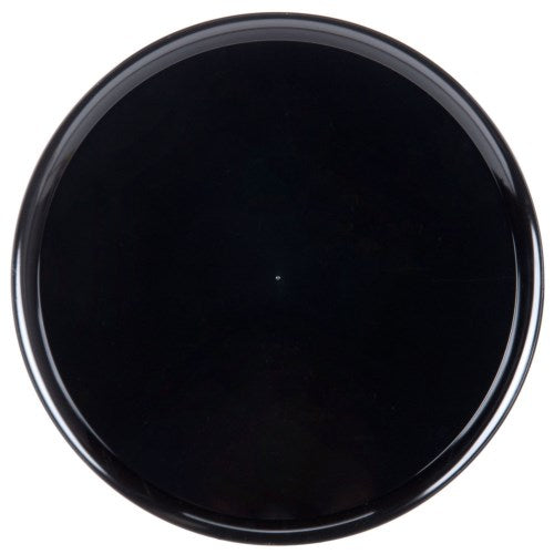 Checkmate Black Round Catering Tray With High Edge - 18" 25/Case ...