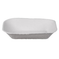 Savaday Molded Fiber Paper Tray Natural 2/250/Case | Round Eye Supply