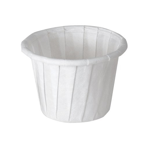 SOLO® Paper Portion Cups, 0.75 Oz, White, 250/bag, 20 Bags/carton ...