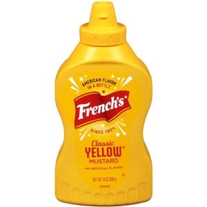French's Classic Yellow Mustard Bottle-14 oz.-16/Case | French's Food ...