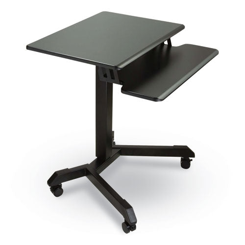 Victor Mobile Height Adjustable Standing Desk With Keyboard Tray 25 ...