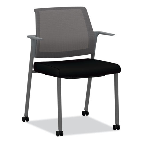 HON Cipher Mesh Back Guest Chair 24.25"x24.13"x33.5" Black Seat ...