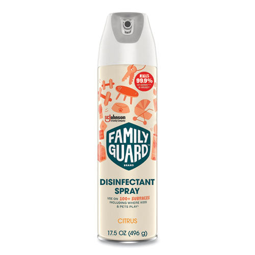 Family Guard™ Disinfectant Spray Citrus Scent 17.5 Oz Aerosol Spray 8 ...