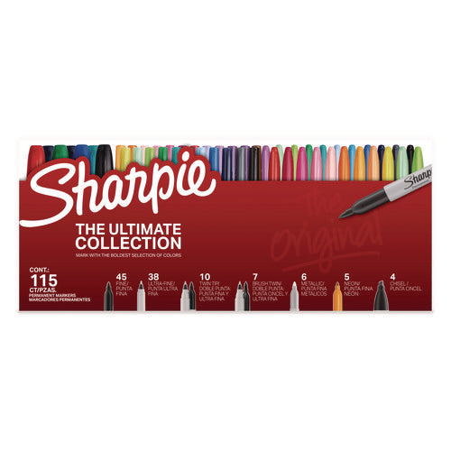 Sharpie Permanent Markers Ultimate Collection Assorted Tip Sizes/types ...