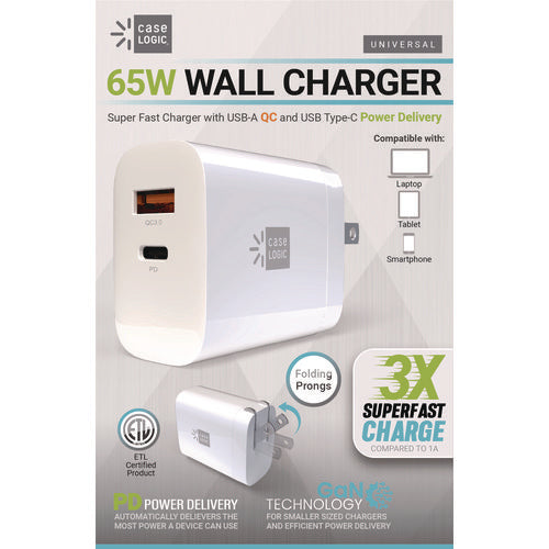 ByTech Wall Charger 60 W White MPN# CL-PD-W6-105-WT – Round Eye Supply