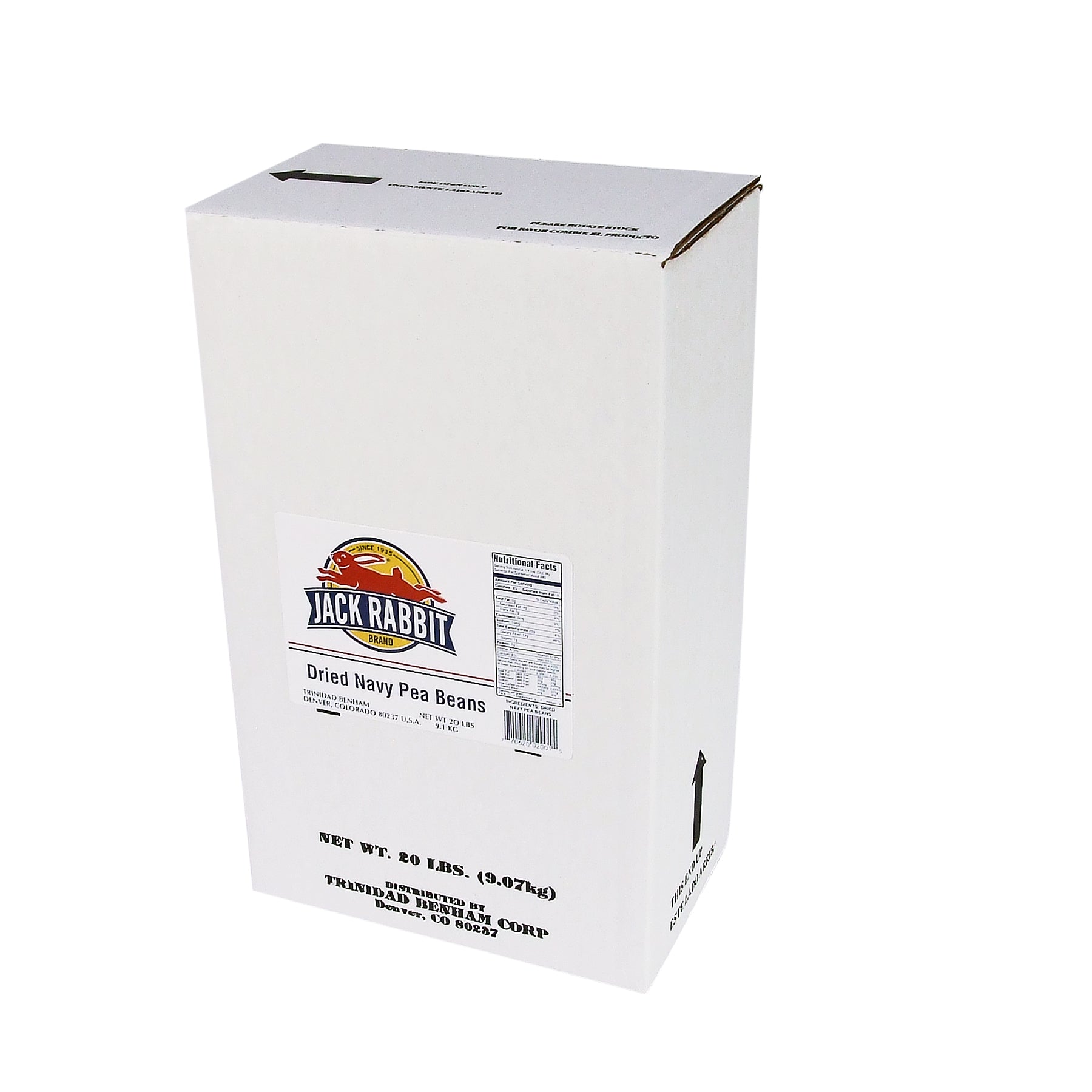 Jack Rabbit Navy Beans-20 lb.-1/Case MPN# 295365460 – Round Eye Supply