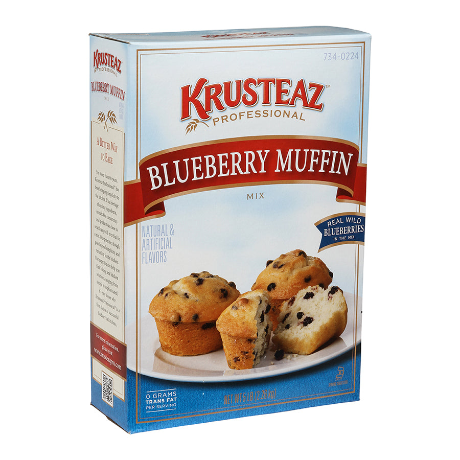 Krusteaz Professional Blueberry Muffin Mix-5 lbs.-6/Case MPN# 734-0224 ...