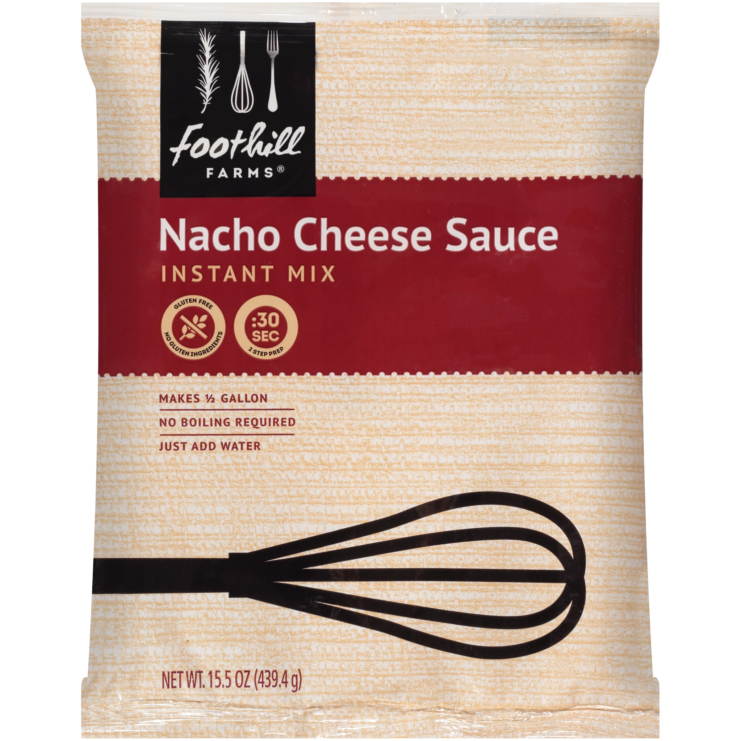 Foothill Farms Add Water Nacho Cheese Sauce Mix-16 oz.-8/Case MPN# 080T ...