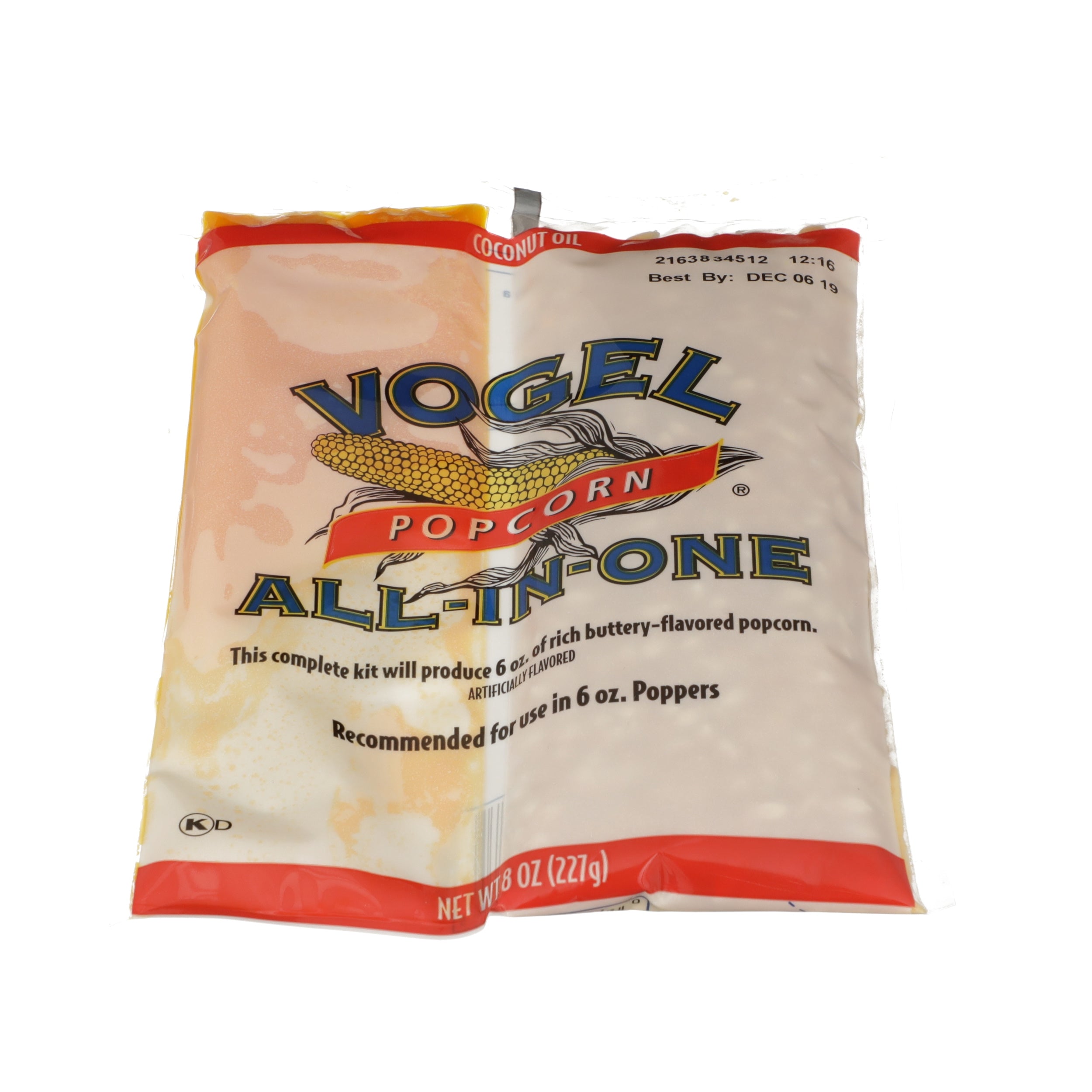 Vogel Popcorn All-In-One Coconut Oil-8 oz.-36/Box-1/Case MPN ...