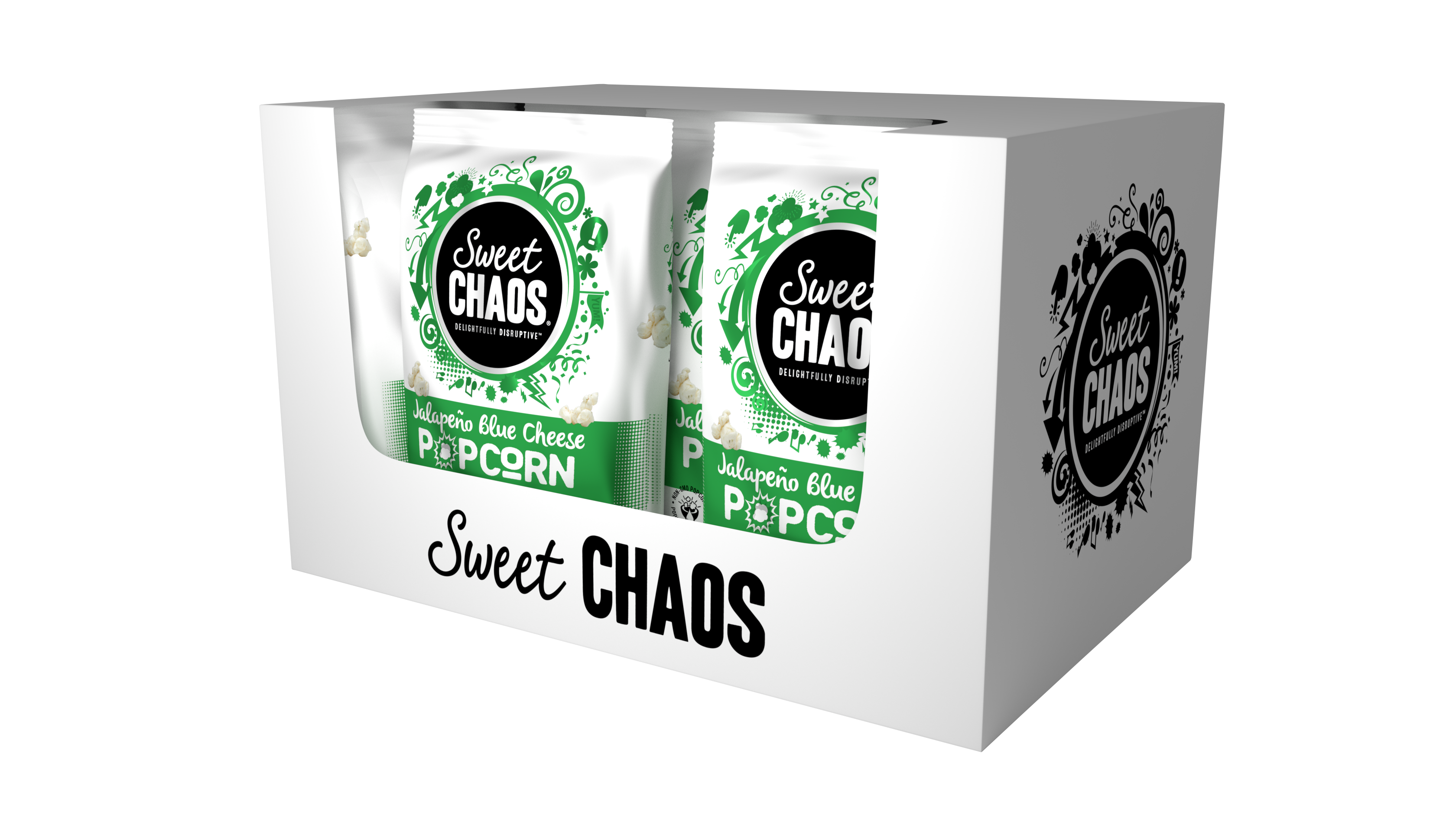 Sweet Chaos Jalapeno Blue Cheese Popcorn-6 oz.-12/Case MPN# 300654 ...