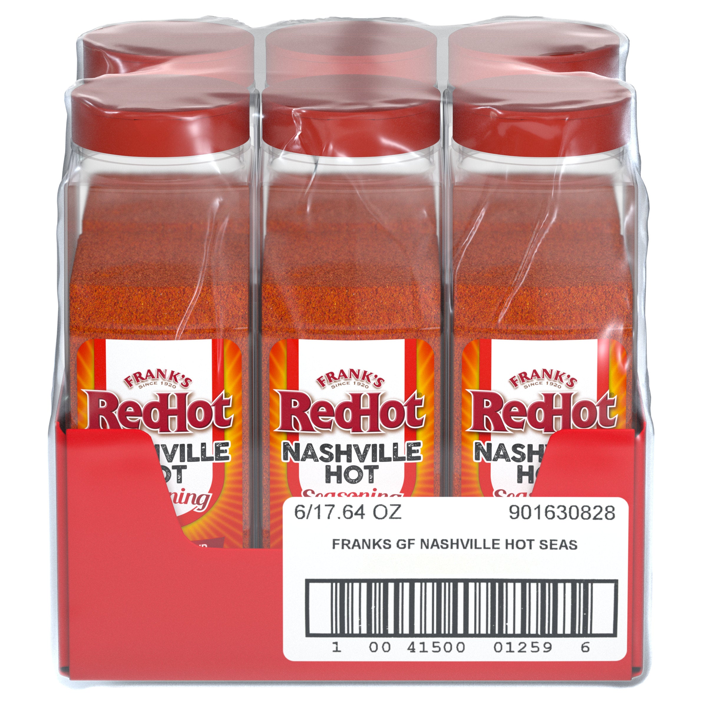 Frank's Redhot Gluten Free Nashville Seasoning Hot Sauce Shaker-17.64 ...