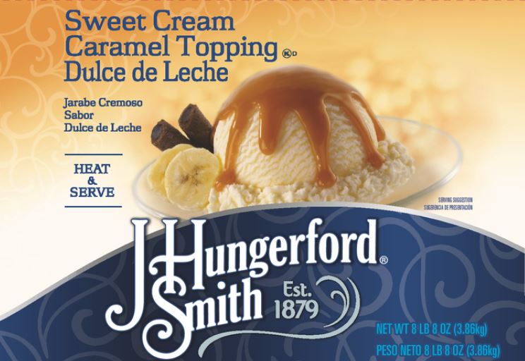 Jhs Dessert Topping Sweet Caramel-96 oz.-3/Case MPN# 2700022033 – Round ...