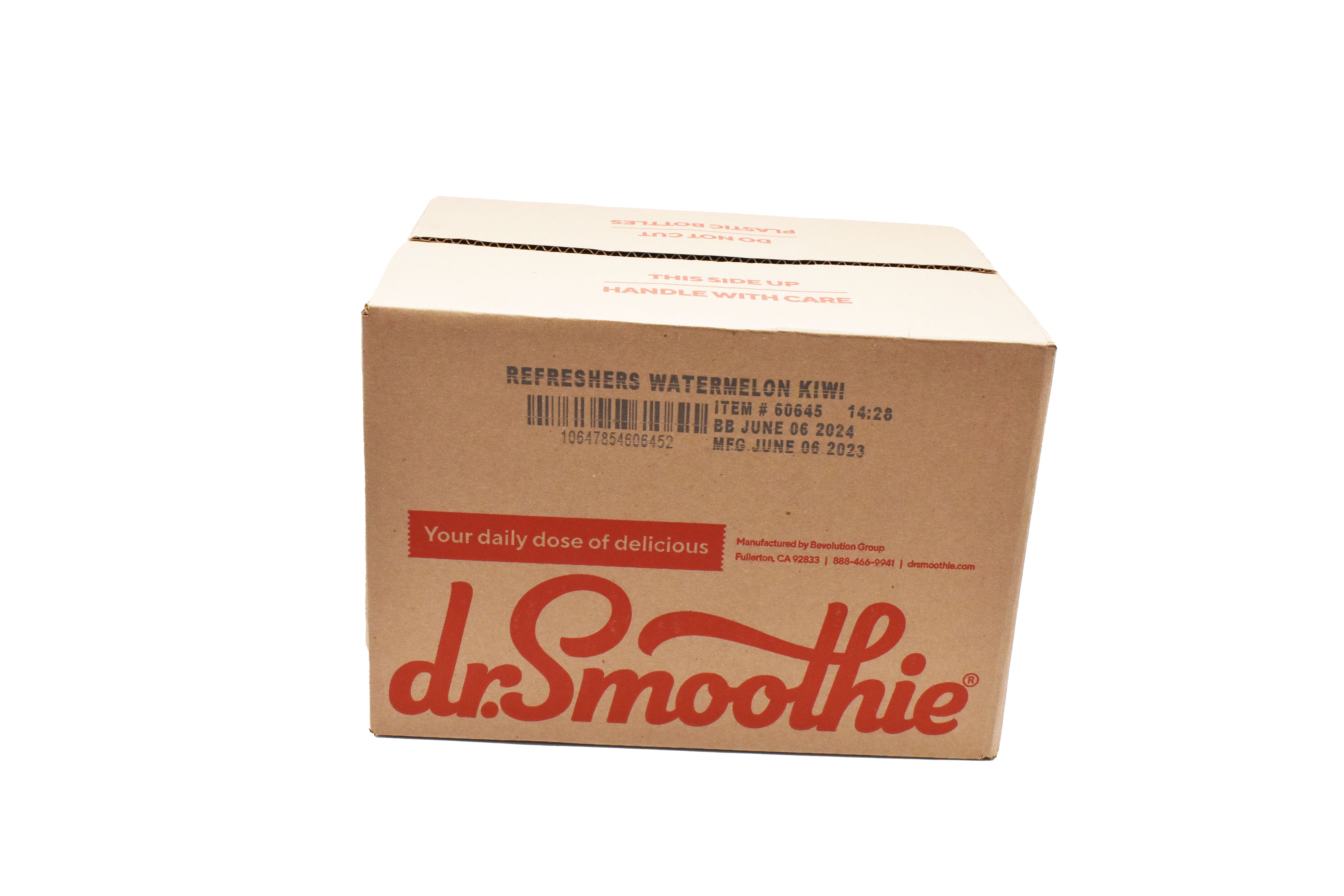 Dr. Smoothie Watermelon Kiwi Refresher-46 oz.-6/Case MPN# 60645 – Round ...