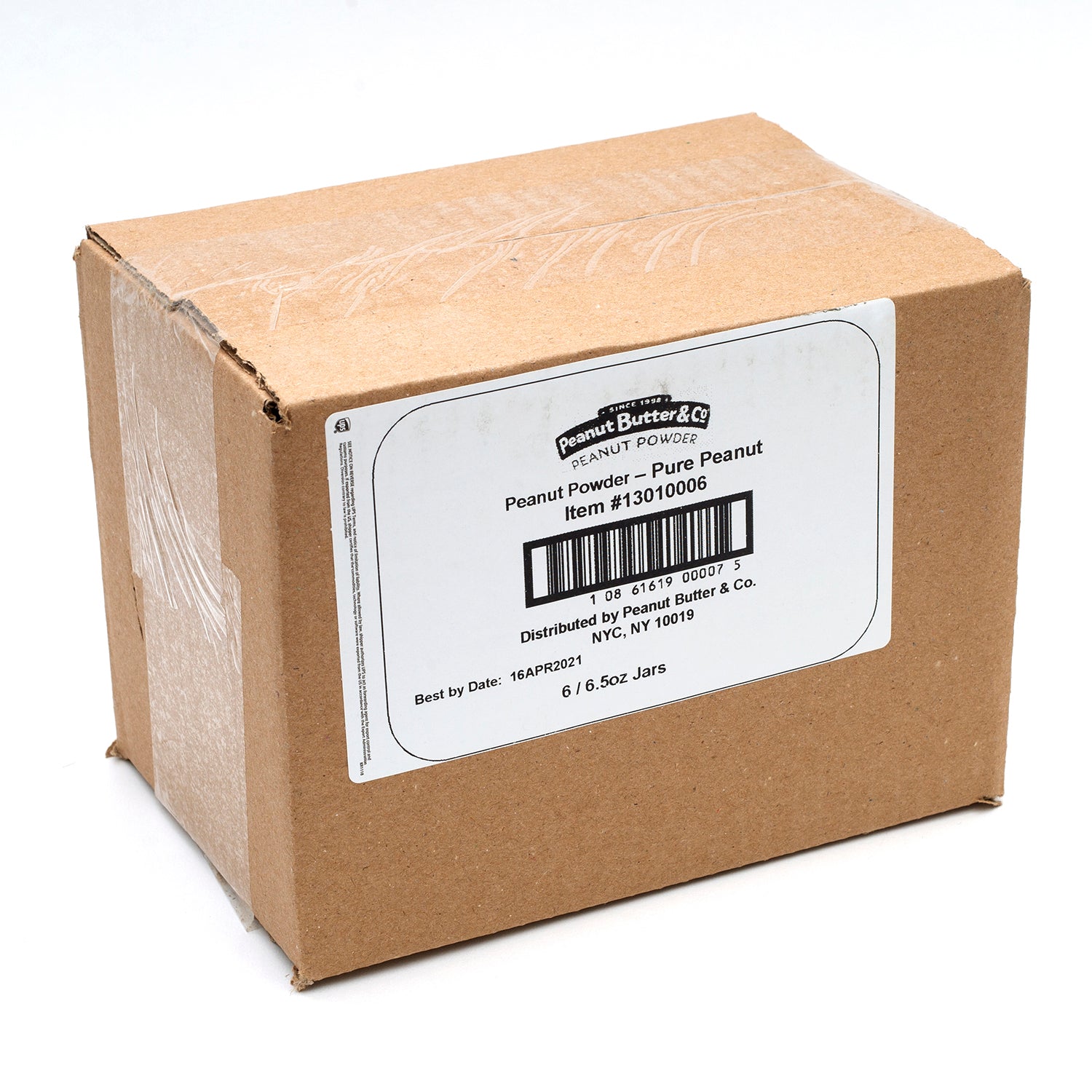 Peanut Butter & Co Mighty Nut Pure-6.5 oz.-6/Case MPN# 13010006 – Round ...