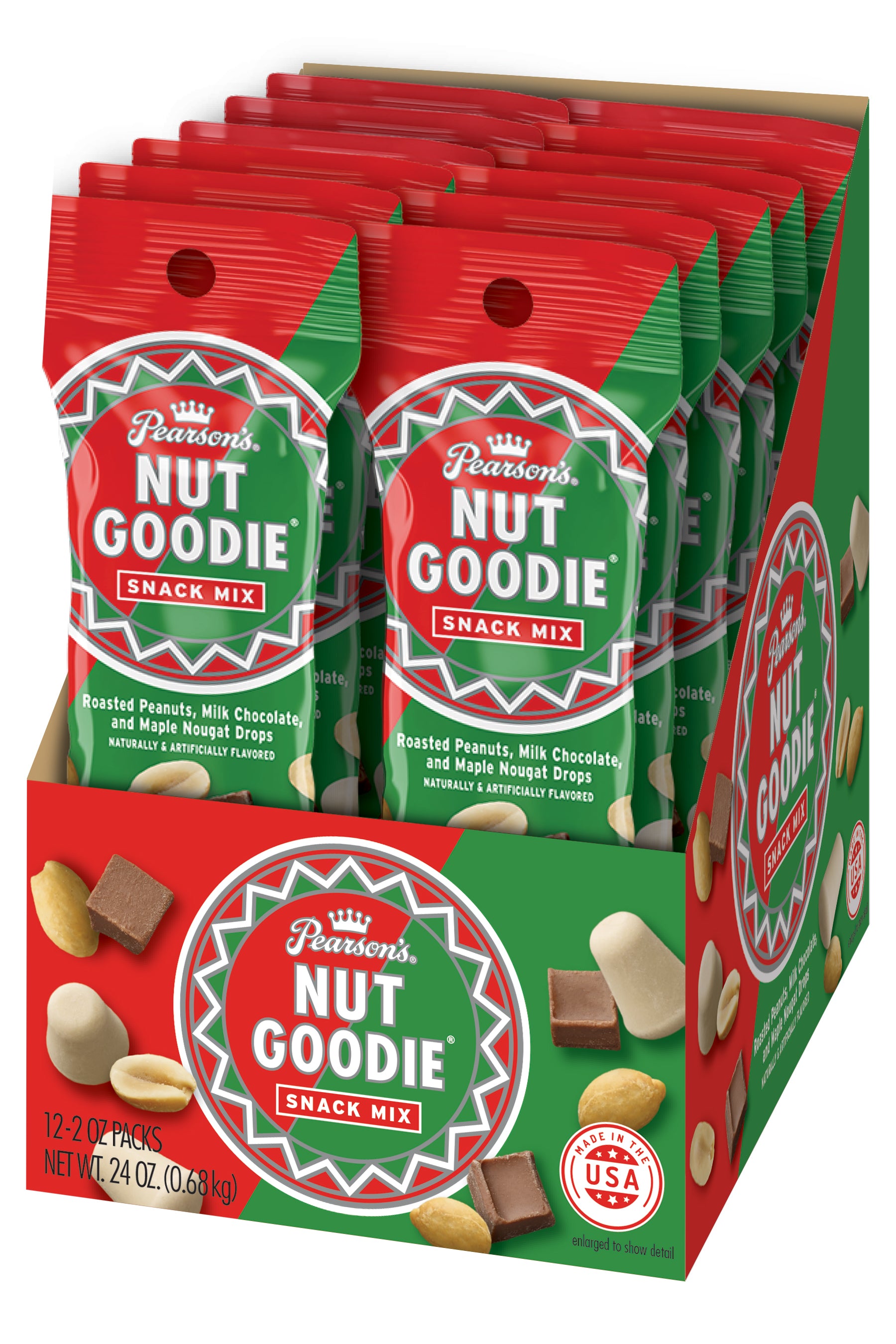 Nut Goodies Snack Mix Case-2 oz.-12/Box-6/Case MPN# 91306 – Round Eye ...