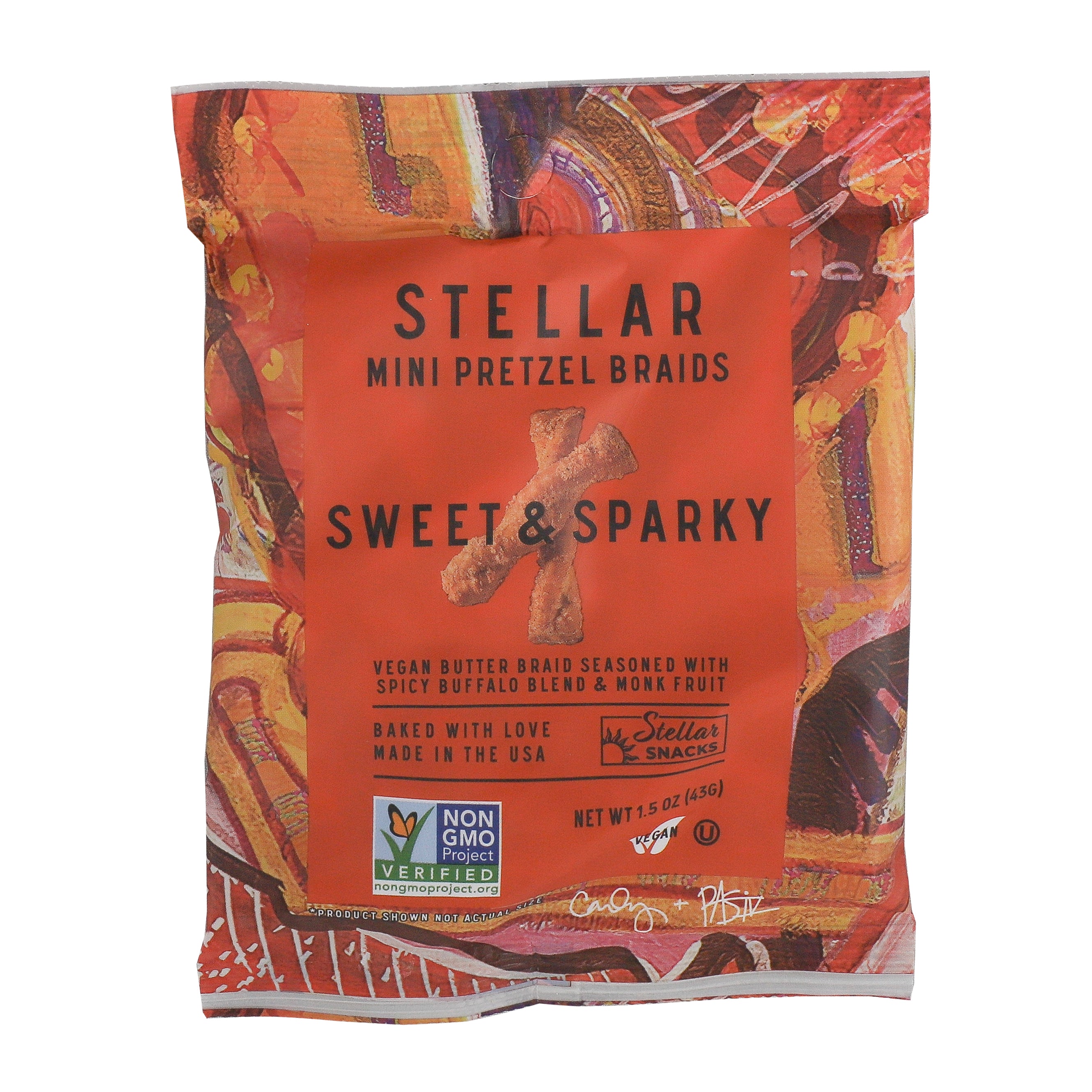 Stellar Snacks Sweet And Sparky Pretzel Braids-1.5 oz.-24/Case MPN ...