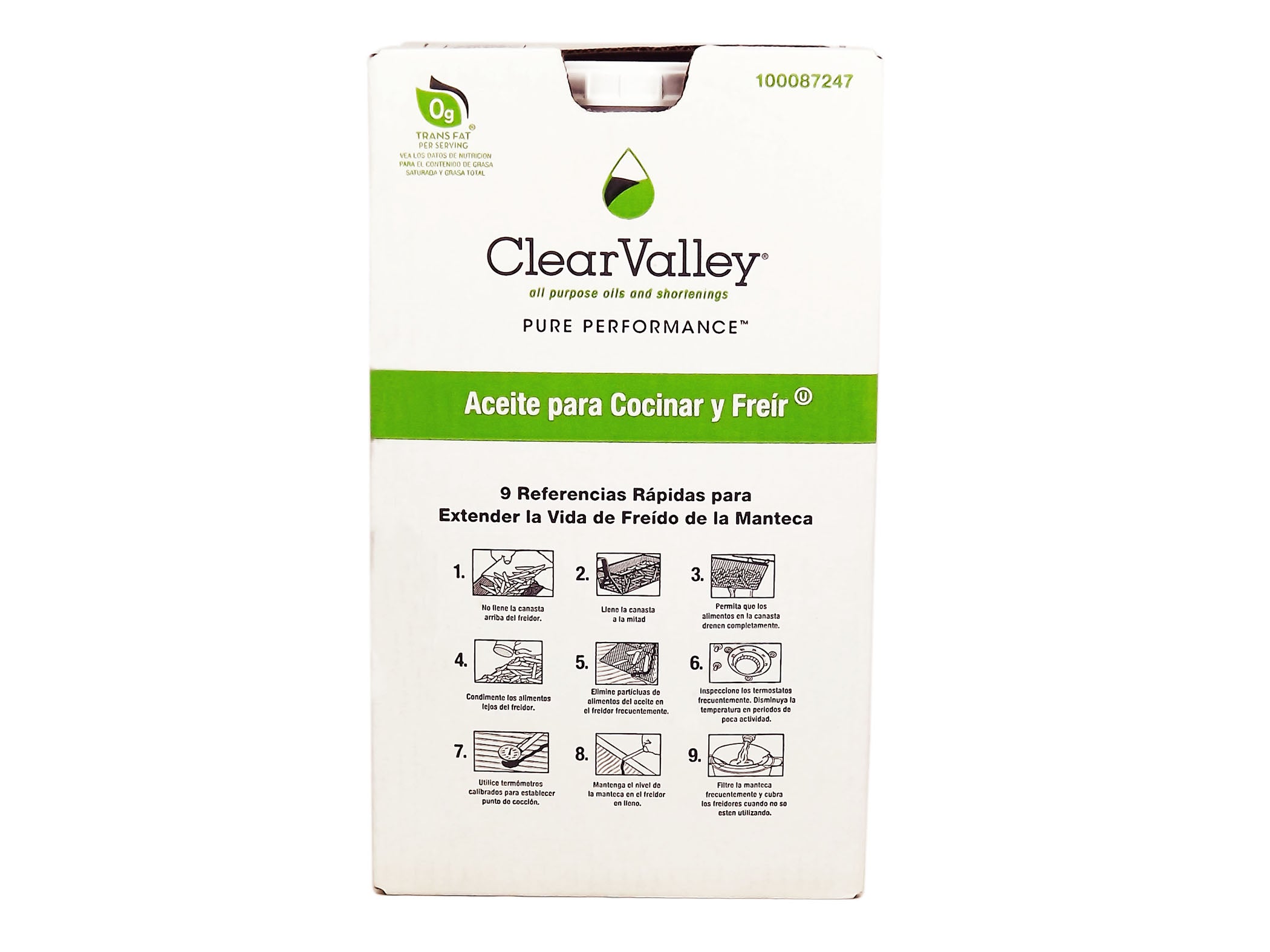 Clear Valley High Oleic Canola Frying Oil-35 lbs.-1/Case MPN# 100087247 ...