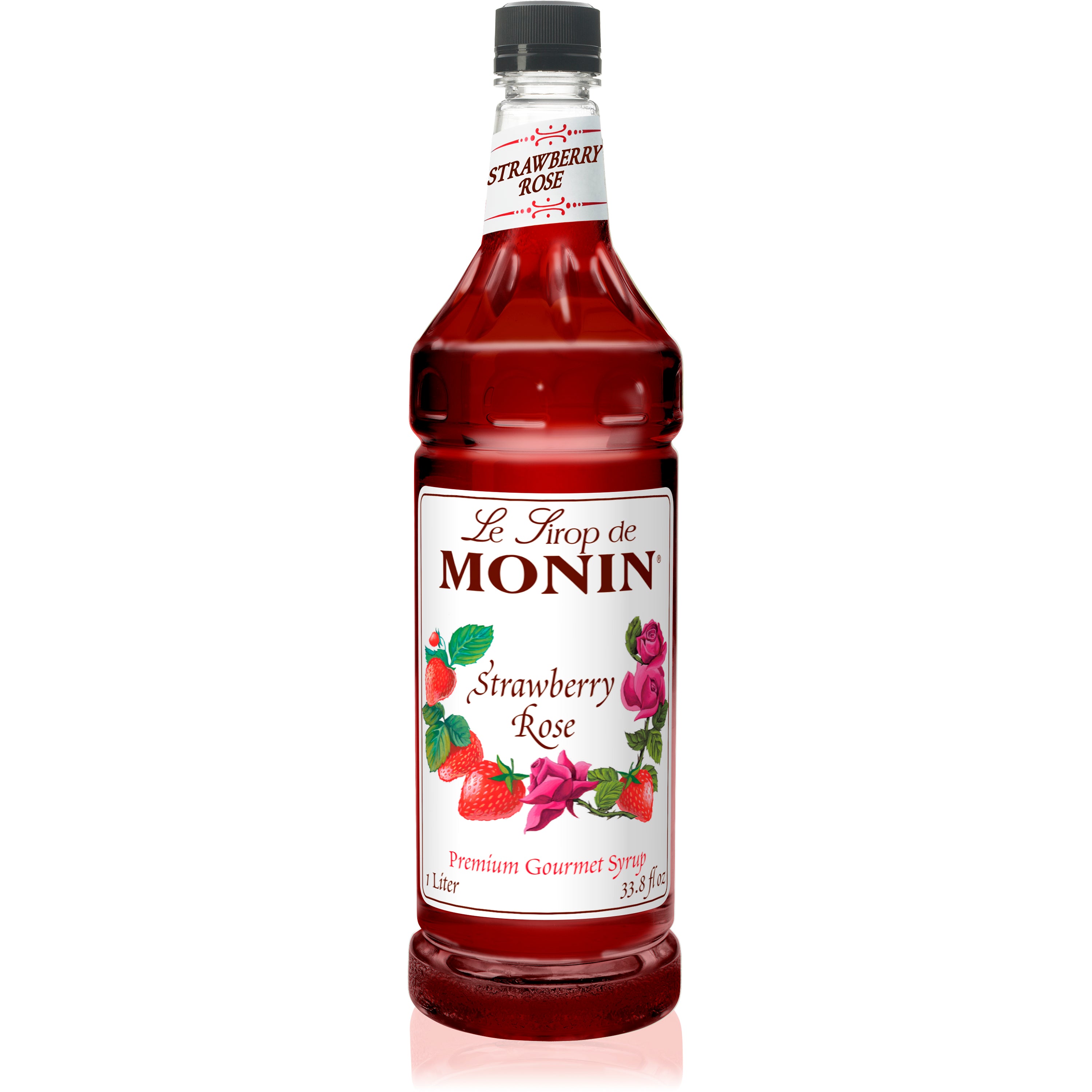 Monin Strawberry Rose-1 L-4/Case MPN# M-FR318F – Round Eye Supply