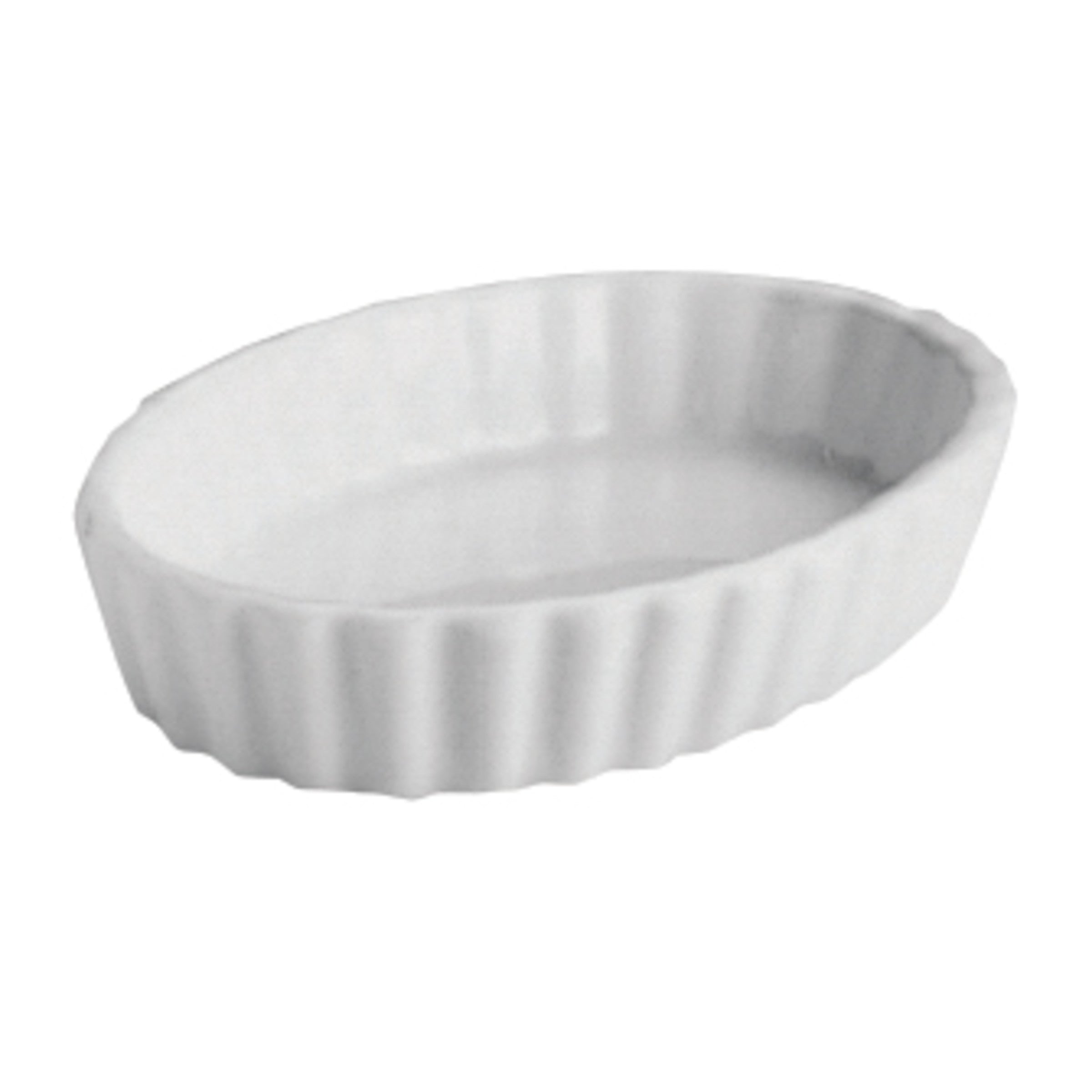 Hall China Oval Fluted Souffle Creme Brulee Dish 4 1/2 In X 3 1/4 In X ...